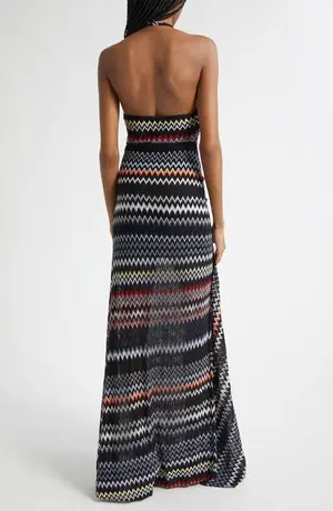 Missoni Chevron Halter Maxi Dress