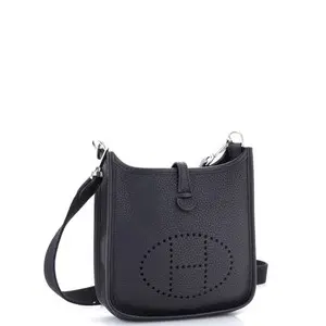 Hermès Evelyne Bag Gen Iii Clemence Tpm - Black