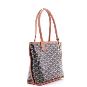 Goyard Anjou Reversible Tote Coated Canvas Mini - Brown