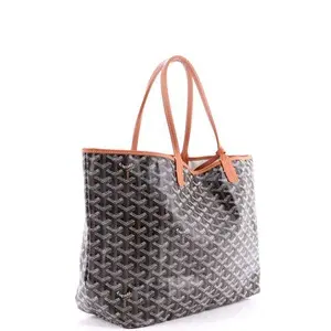 Goyard Saint Louis Tote Coated Canvas Pm - Brown