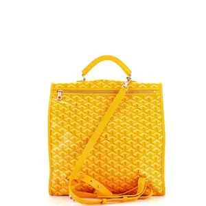 GOYARD Saint Leger Briefcase Backpack Coated Canvas