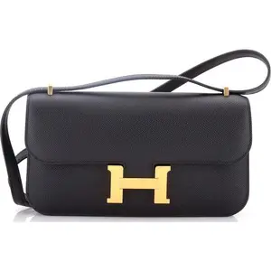 HERMES Constance Elan Nm Bag Epsom 25 - Noir