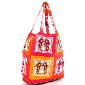 HERMES Silky Pop Printed Tote