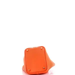 Hermès Picotin Lock Bag Clemence Pm - Feu