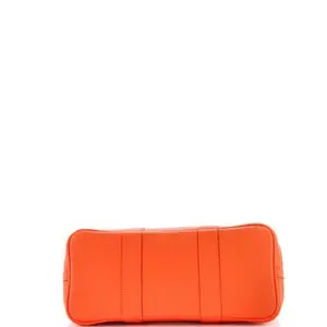 Hermès Garden Party Tote Toile And Leather 30 - Orange