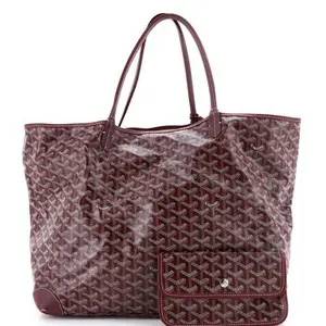 Goyard Artois Tote Coated Canvas Mm - Red