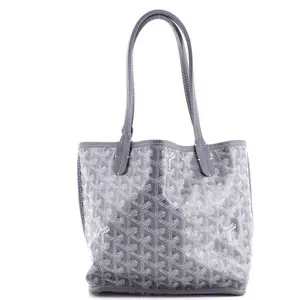 Goyard Anjou Reversible Tote Coated Canvas Mini - Grey