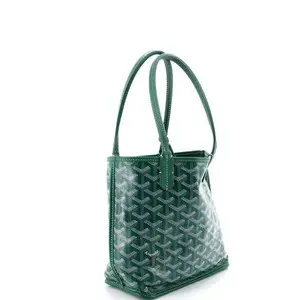 Goyard Anjou Reversible Mini Tote Coated Canvas - Green
