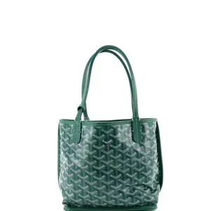 Goyard Anjou Reversible Mini Tote Coated Canvas - Green