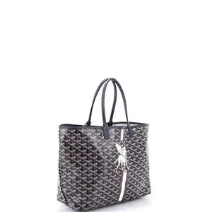 Goyard Saint Louis Printed Coated Canvas Pm Tote - Blue
