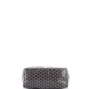 Goyard Saint Louis Printed Coated Canvas Pm Tote - Blue