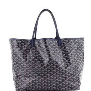 Goyard Saint Louis Tote Coated Canvas Gm - Blue