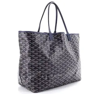 Goyard Saint Louis Tote Coated Canvas Gm - Blue
