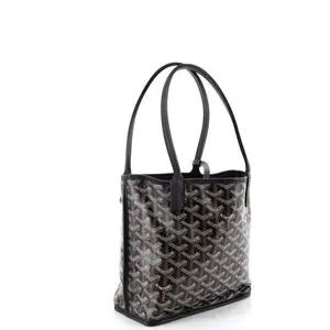 Goyard Anjou Reversible Tote Coated Canvas Mini - Black