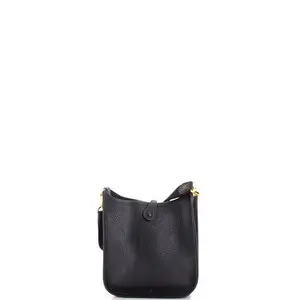 Hermès Evelyne Bag Gen Iii Clemence Tpm - Black