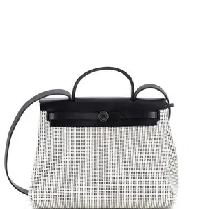 Hermès Herbag Zip Criss Viking 31 Black
