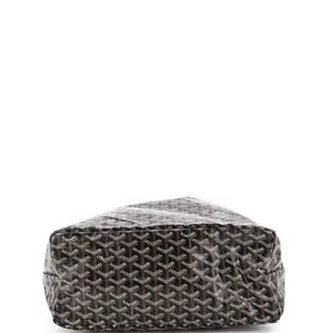 Goyard Saint Louis Tote Coated Canvas Pm - Black