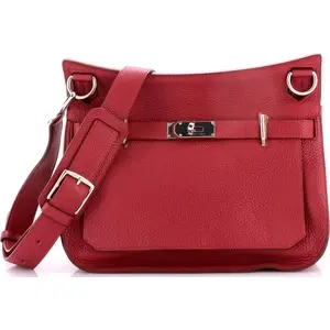 HERMES Jypsiere Bag Clemence 31 - Rubis