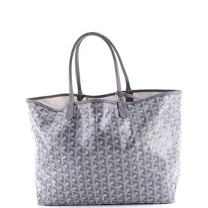 Goyard Saint Louis Tote Coated Canvas Pm - Grey