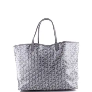 Goyard Saint Louis Tote Coated Canvas Pm - Grey