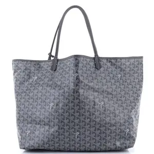Goyard Saint Louis Tote Coated Canvas Gm - Grey