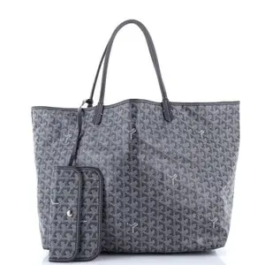 Goyard Saint Louis Tote Coated Canvas Gm - Grey
