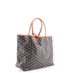 Goyard Saint Louis Tote Coated Canvas Pm - Brown
