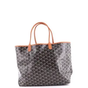 Goyard Saint Louis Tote Coated Canvas Pm - Brown