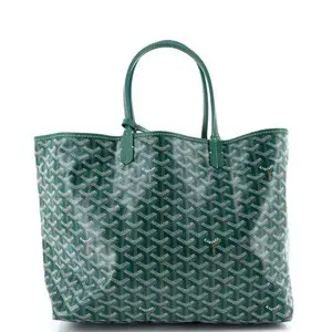 Goyard Saint Louis Pm Tote Coated Canvas - Green