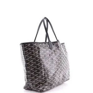 Goyard Saint Louis Pm Tote Coated Canvas - Black