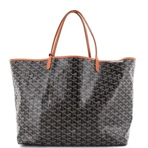 Goyard Saint Louis Tote Coated Canvas Gm - Brown
