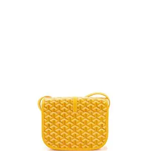 Goyard Belvedere Ii Messenger Bag Coated Canvas Pm - Yellow
