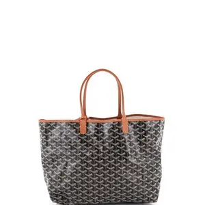Goyard Saint Louis Tote Coated Canvas Pm - Brown