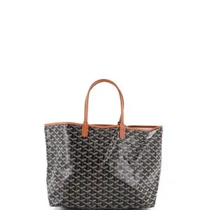 Goyard Saint Louis Tote Coated Canvas Pm - Brown