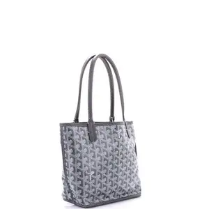 Goyard Anjou Reversible Tote Coated Canvas Mini - Grey