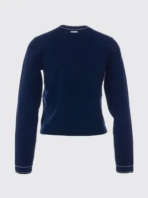 Michael Kors Viscose Blend Cardigan - Blue