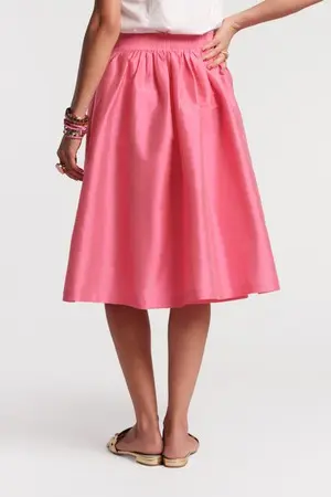 FRANCES VALENTINE Barbara Gathered Midi Skirt