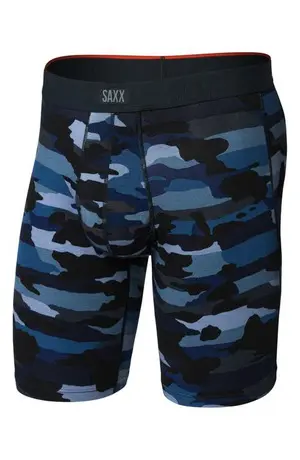 SAXX Vibe Xtra Boxer Briefs - Cloudbank Camo-navy