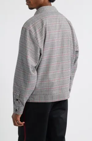 SANTO STUDIO Plaid Shirt Jacket