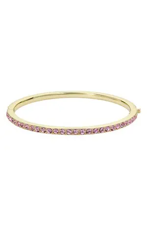 Ted Baker London Claudia Crystal Hinge Bracelet - Gold/pink