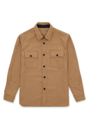 FORTELA Military Overshirt - Camel