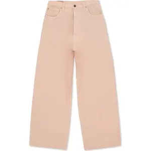 FORTELA Jaron Wide Leg Wool Trousers - Pink