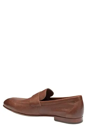 Johnston & Murphy Higgins Penny Loafer - Tan Full Grain