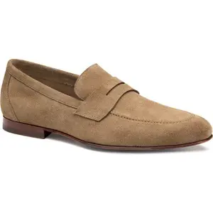 Johnston & Murphy Higgins Penny Loafer - Taupe Suede