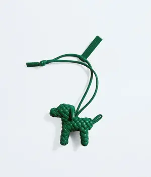 BOTTEGA  VENETA Dog Charm - Racing Green