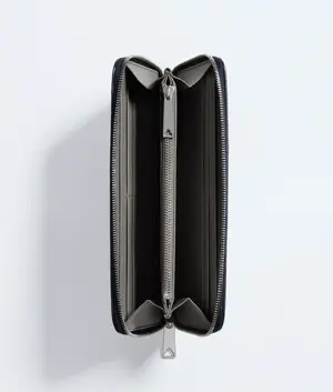 Bottega Veneta Intrecciato Zip Around Wallet