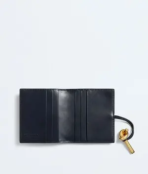Bottega Veneta Andiamo Flap Card Case - Midnight