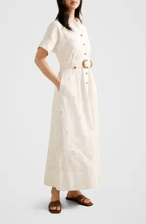 EVER NEW Cotton Maxi Shirtdress