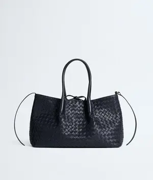 BOTTEGA  VENETA Intrecciato Silky Calfskin Reversible Tote