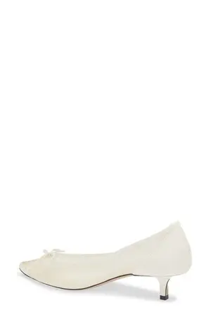 Jacquemus Les Escarpins Tourni Pointed Toe Pump - White